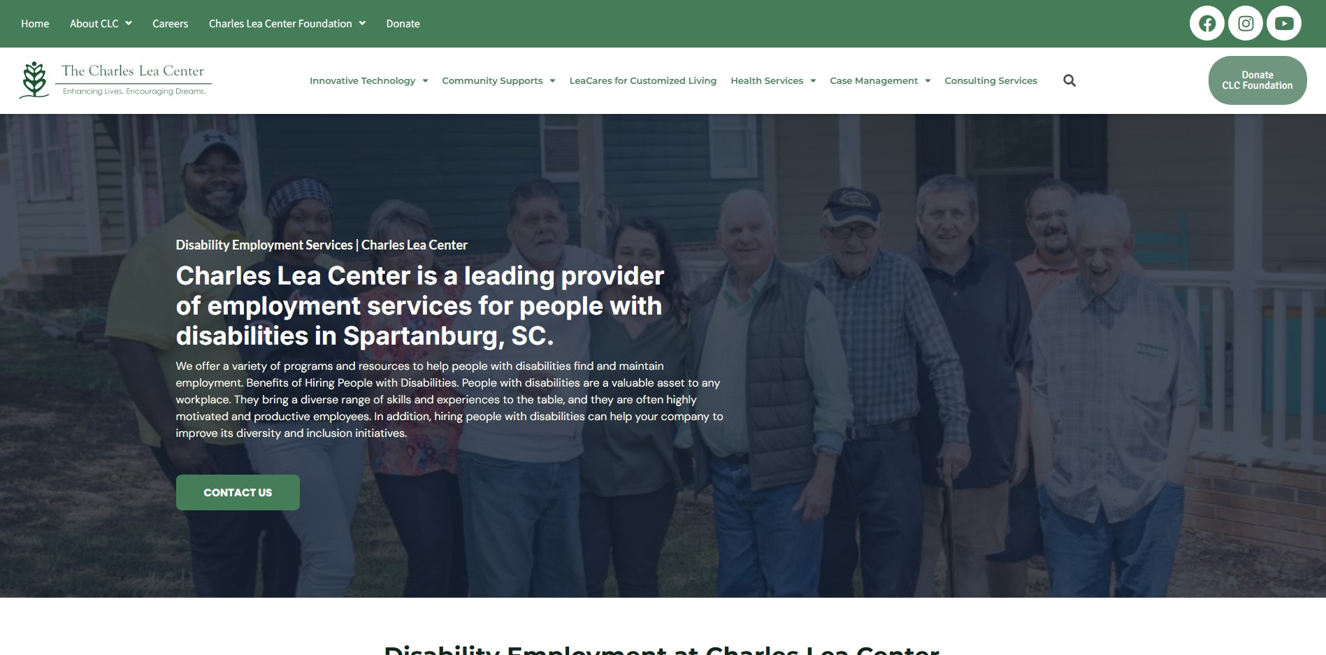 The Charles Lea Center - Spartanburg Digital Marketing & Web Design ...